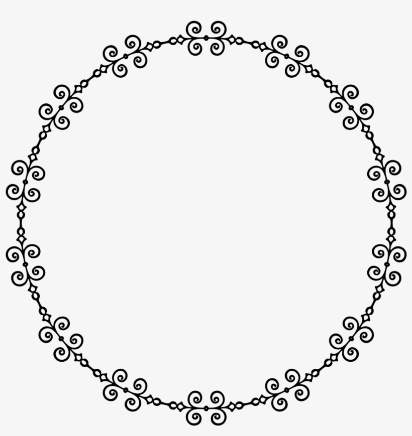 Flourish Frame Round - Flashpoint Evolv 200 Box - Free Transparent PNG ...