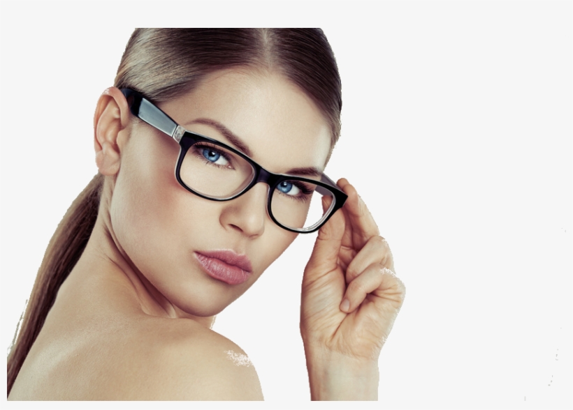 Óptica - Chica Con Lentes Png - Free Transparent PNG Download - PNGkey