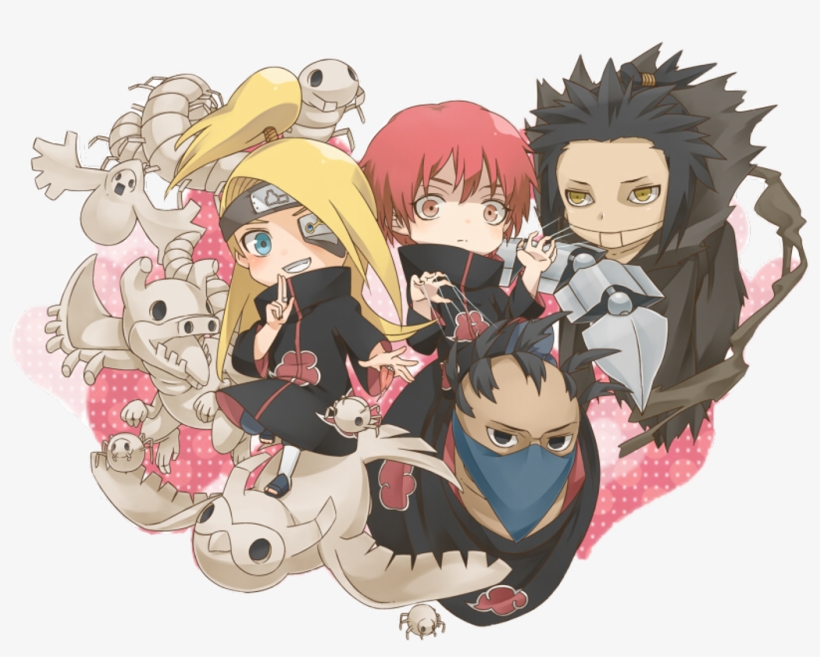 Naruto Chibi Characters Akatsuki Naruto Akatsuki, S Rank, Ninjas,