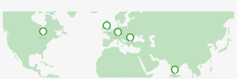 Global Lingo Worldwide Offices - World Map White Red - Free Transparent ...