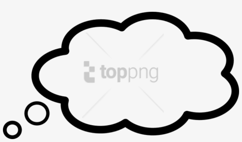 Free Png Thinking Cloud Png Png Image With Transparent - Thinking ...