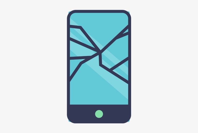 Iphone Cracked Screen - Mobile Phone - Free Transparent PNG Download ...
