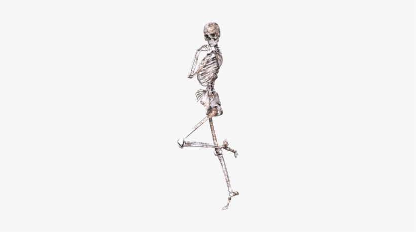 Skeleton On One Leg - Esqueletos Png - Free Transparent PNG Download ...