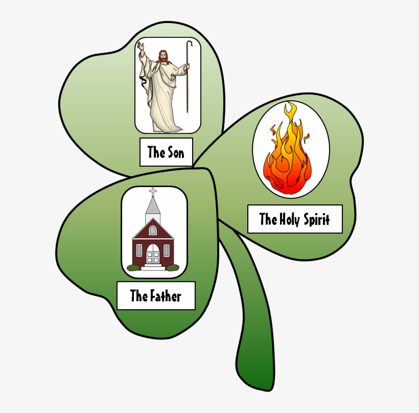 St Patrick Shamrock Trinity - Free Transparent PNG Download - PNGkey