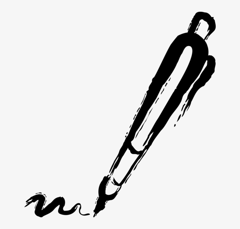 Vector Illustration Of Fountain Pen Writing Instrument - Illustration ...