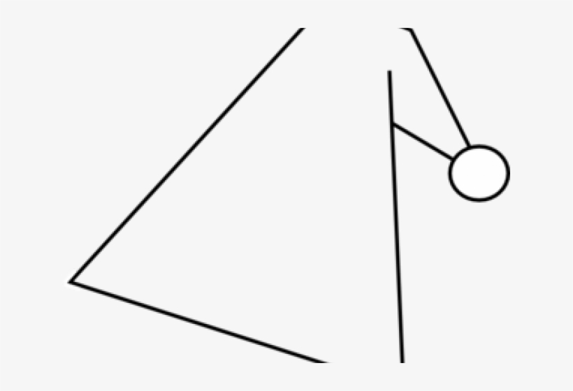 Triangle Clipart Hat - Line Art - Free Transparent PNG Download - PNGkey