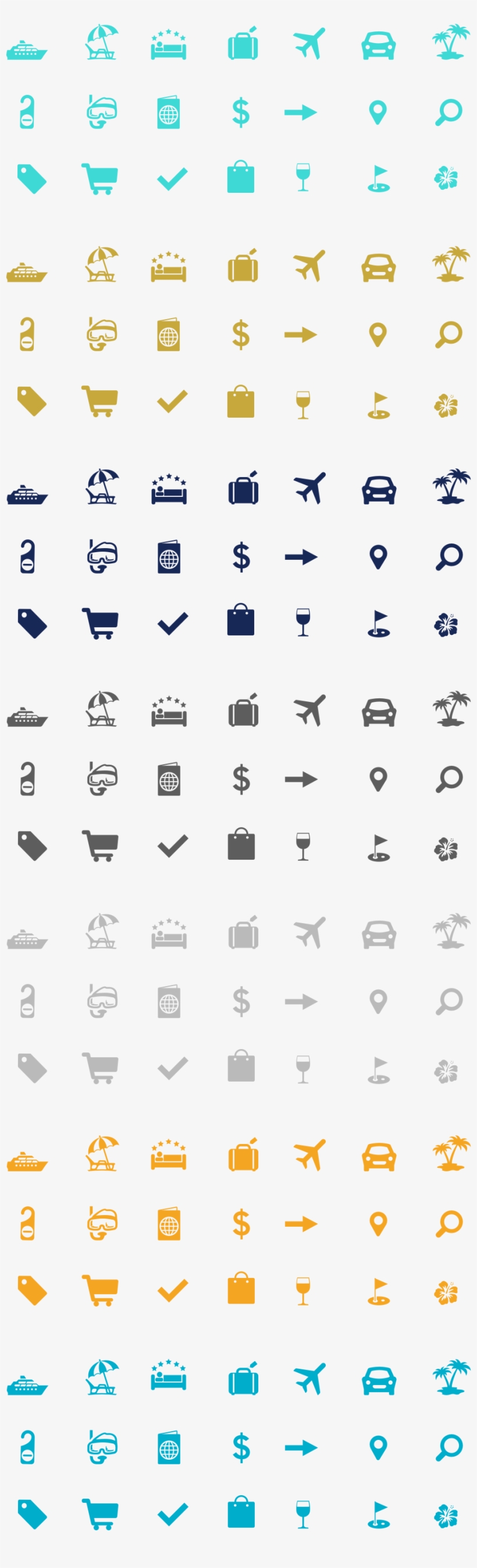Some Of These Icons Existed Already As Vectors But - Free Transparent ...