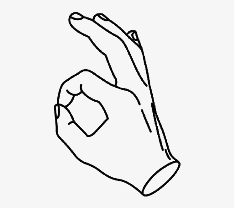 Ok Sticker - Okay Hand Illustration - Free Transparent PNG Download ...