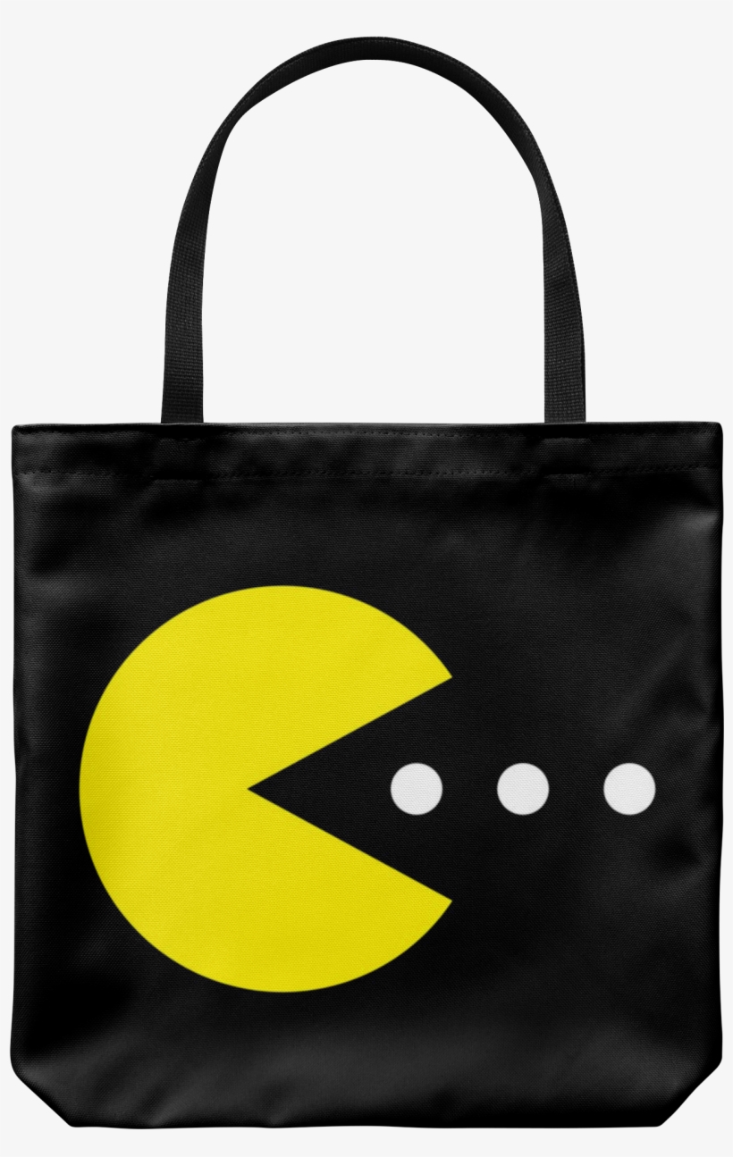 Classic Gaming Pacman Tote Bag - Tote Bag - Free Transparent PNG ...