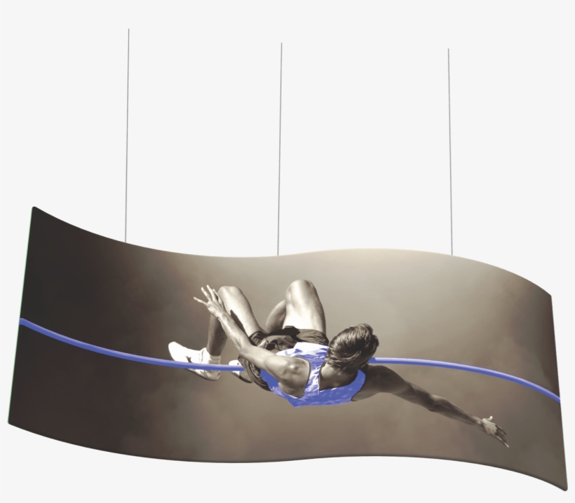 S Curve Hanging Banners - Ceiling - Free Transparent PNG Download - PNGkey