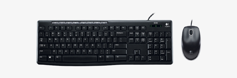 Logitech Mk200 Usb Keyboard & Mouse Combo With - Microsoft Wireless ...