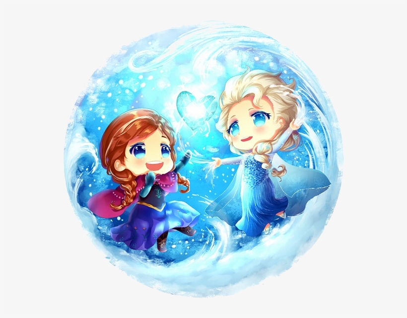 Anna Drawing Elsa - Draw Elsa And Anna Manga - Free Transparent PNG ...
