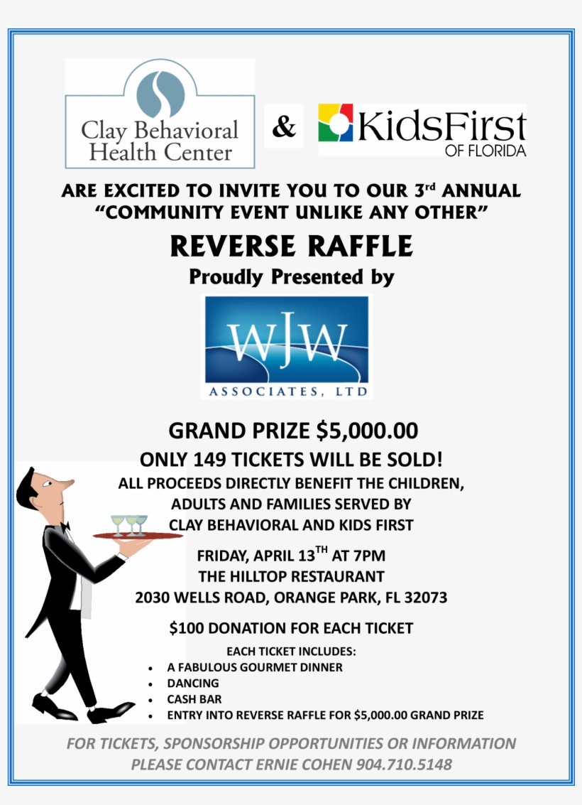 Image Of Flyer For Reverse Raffle - Rivera Ro - Free Transparent PNG Download - PNGkey
