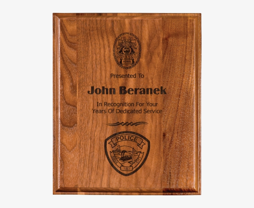 Finish Plaques, We Keep A Huge Selection Of These Solid - Engraved Walnut Plaque - Free ...