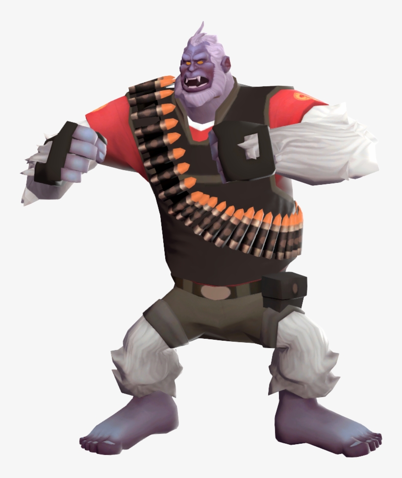 The Monster Mash-up Pack - Tf2 Heavy Yeti Set - Free Transparent PNG ...