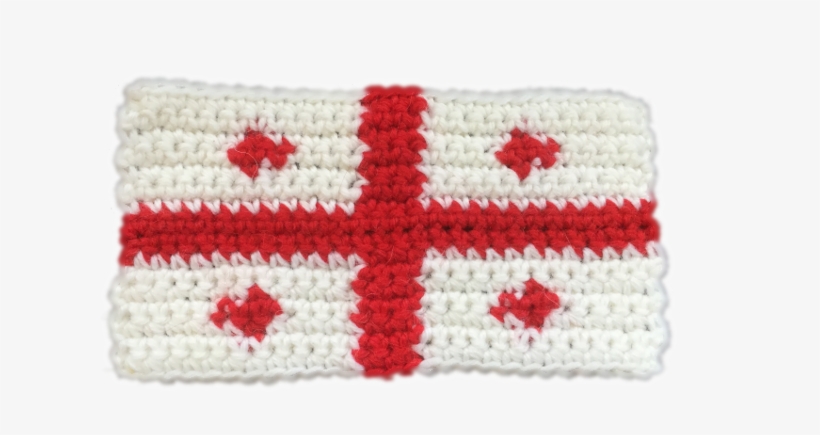 Flag Of Georgia - Crochet - Free Transparent PNG Download - PNGkey