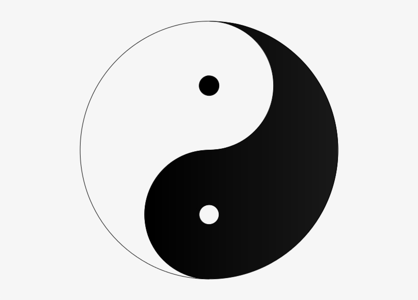 Taijitu - Circle - Free Transparent PNG Download - PNGkey