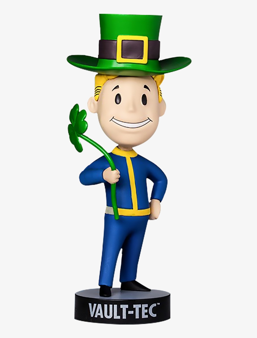 Luck Vault Boy 111 Bobblehead - Cartoon - Free Transparent PNG Download ...