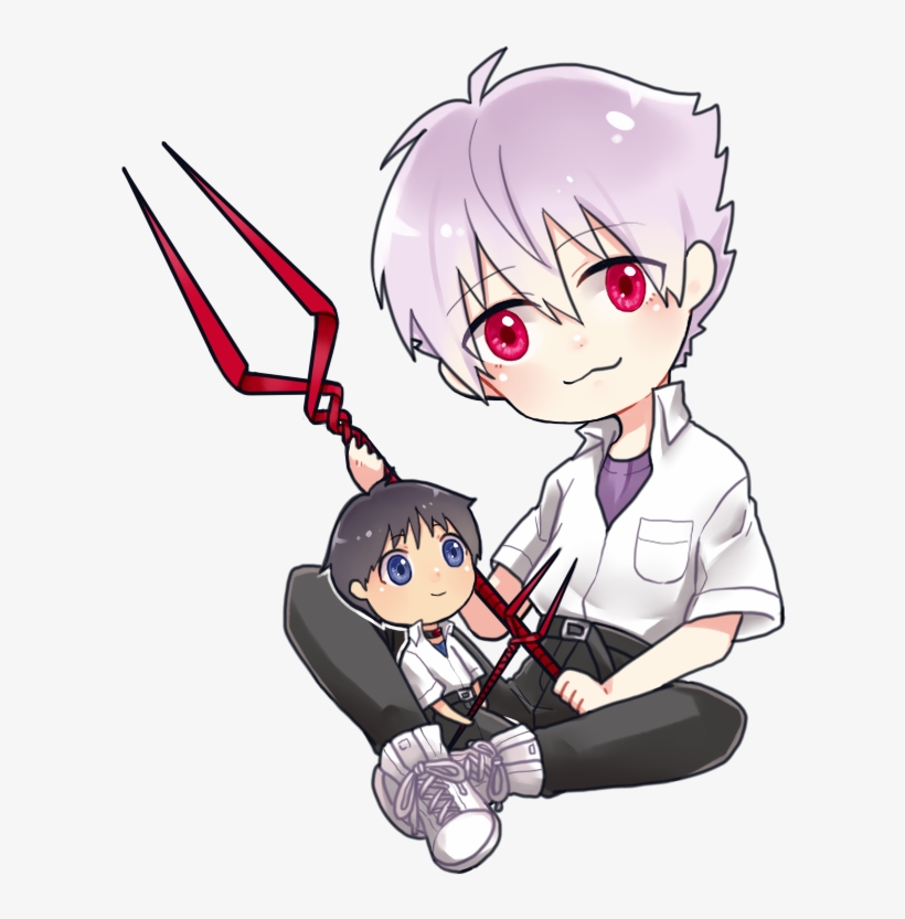 Evangelion Evangelion Fanart Transparent Png Kaworu - Cartoon - Free ...