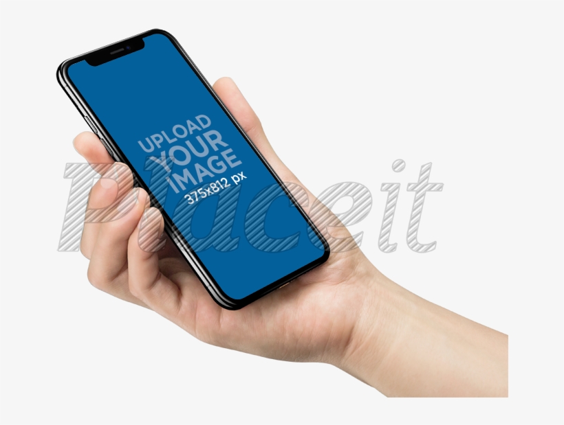 750 X 563 8 - Mockup Iphone X Hand - Free Transparent PNG Download - PNGkey