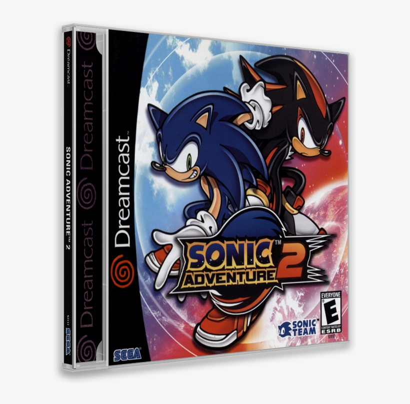 Sonic Adventure - Sonic Adventure 2 Dreamcast Case - Free Transparent ...