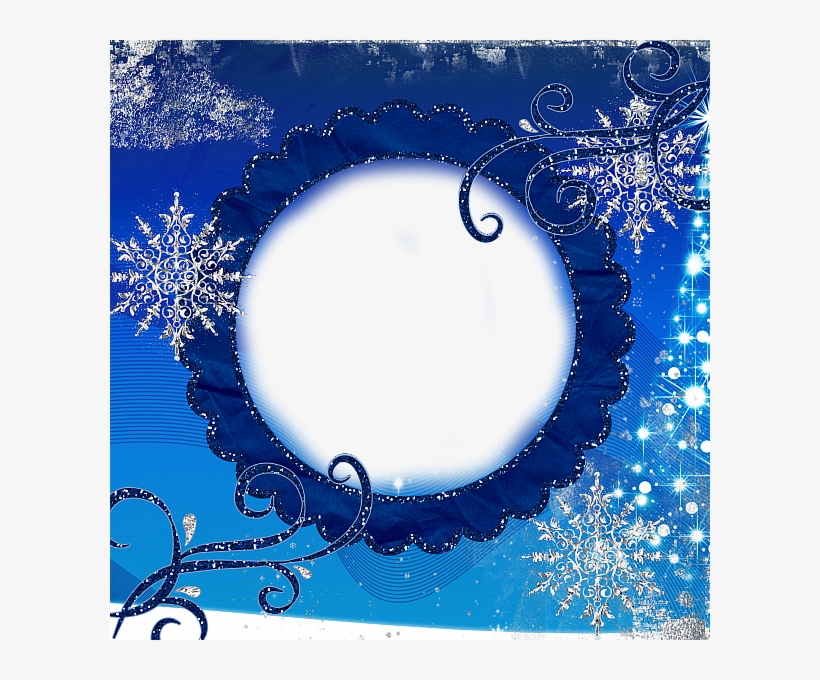 Transparent Snowflake Elegant Frames - Winter Photo Frames Transparent ...