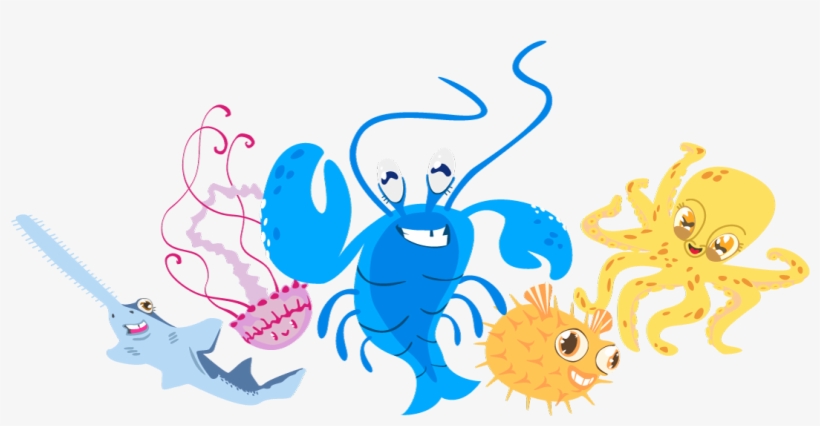 Sea Life / Character Design - Free Transparent PNG Download - PNGkey