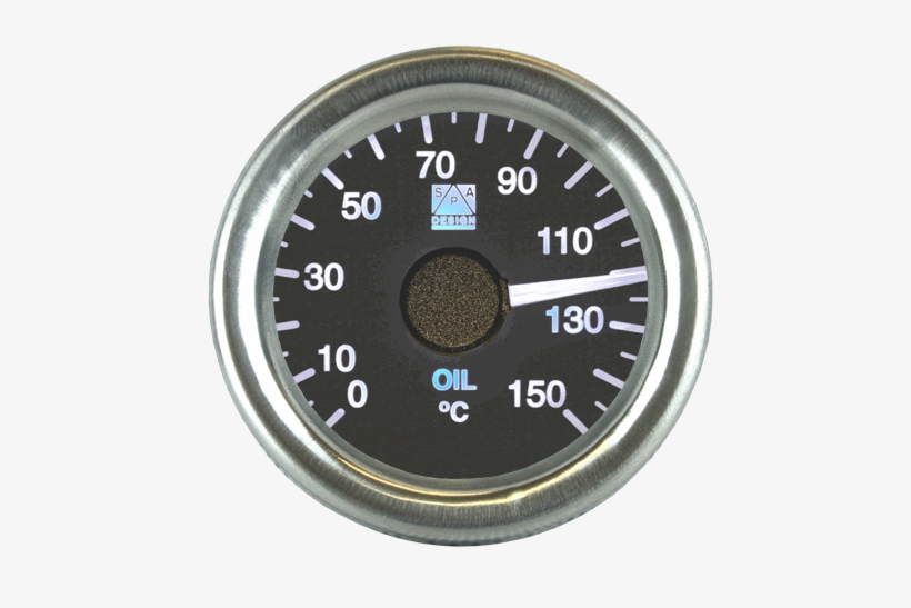 Classic Oil Temperature Gauge - Speedometer - Free Transparent PNG ...
