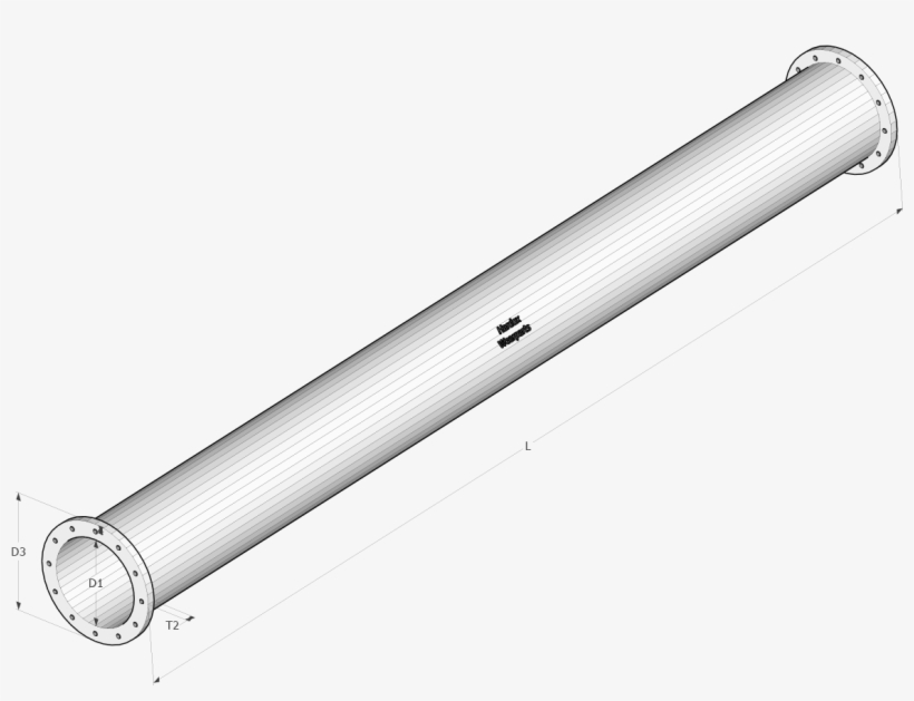 Tubes Tubes With Flanges - Cylinder - Free Transparent PNG Download ...