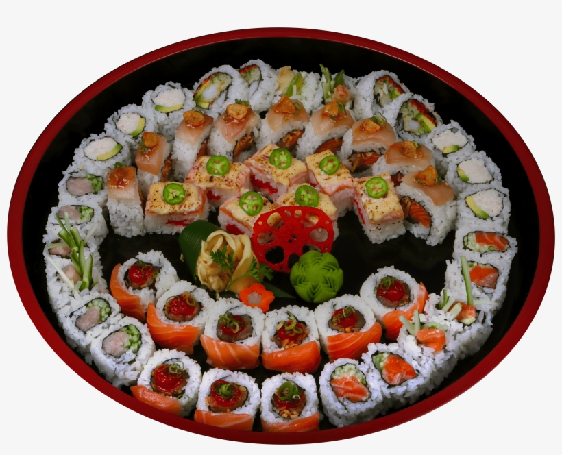 Roll Platter For - California Roll - Free Transparent PNG Download - PNGkey