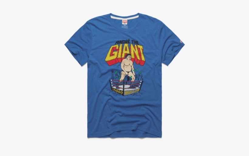 Wrestlemania I Andre The Giant Body Slam Retro Wwe - Active Shirt ...