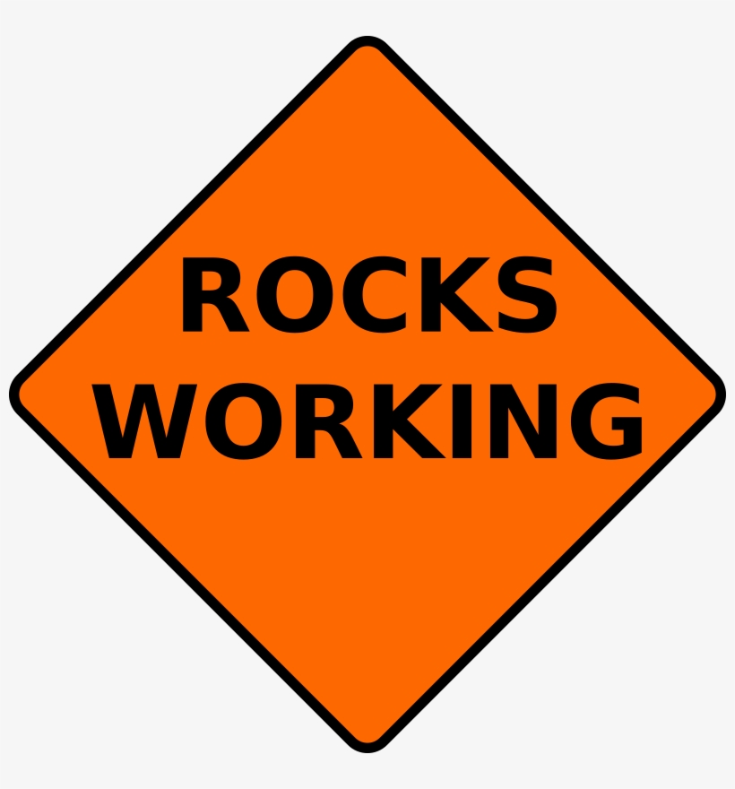 This Png File Is About Rocks , Working , Sign , Cpu - Sign - Free ...