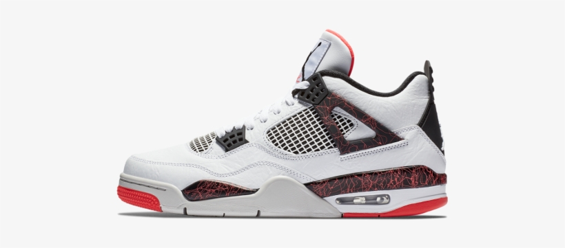 Air Jordan 4 Bright Crimson - Free Transparent PNG Download - PNGkey