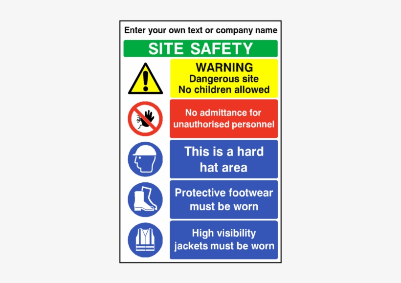 Construction Site Safety Sign Boards - Free Transparent PNG Download ...