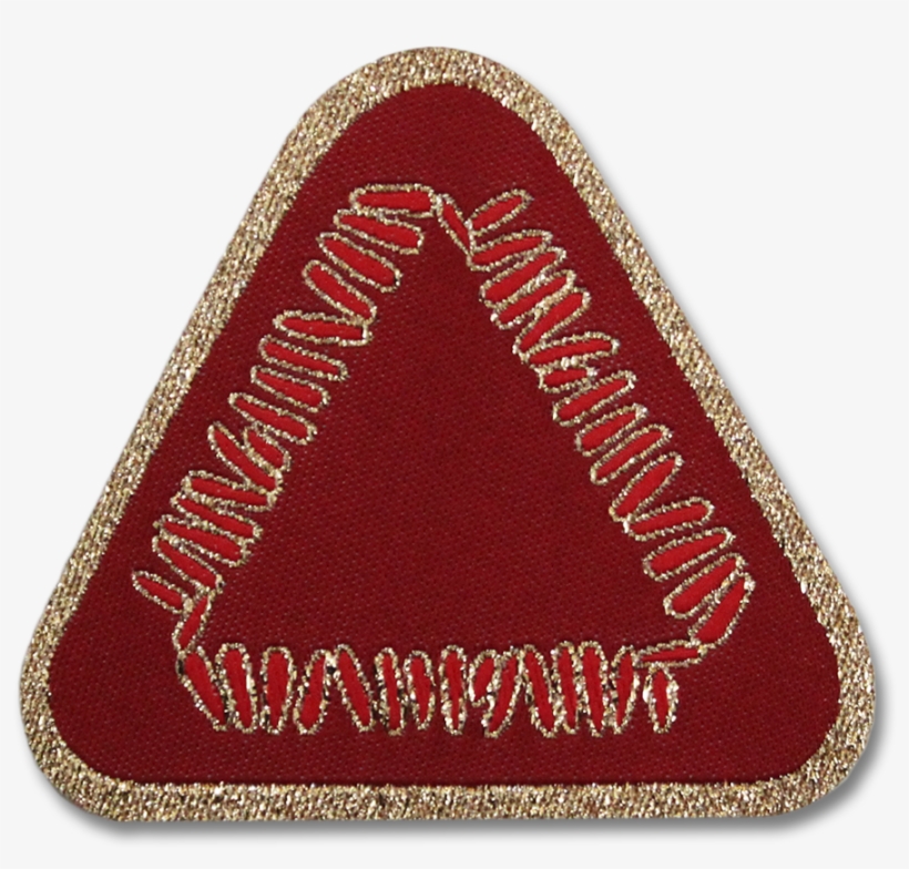 Triangle Logo Woven Patch - Patch Triangle - Free Transparent PNG ...