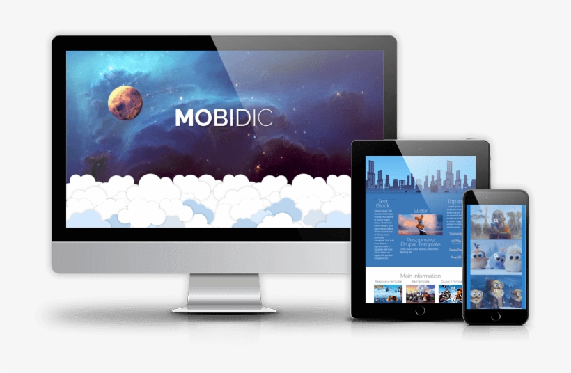 Drupal 8 Portfolio Theme Mobidic - Tablet Computer - Free Transparent ...