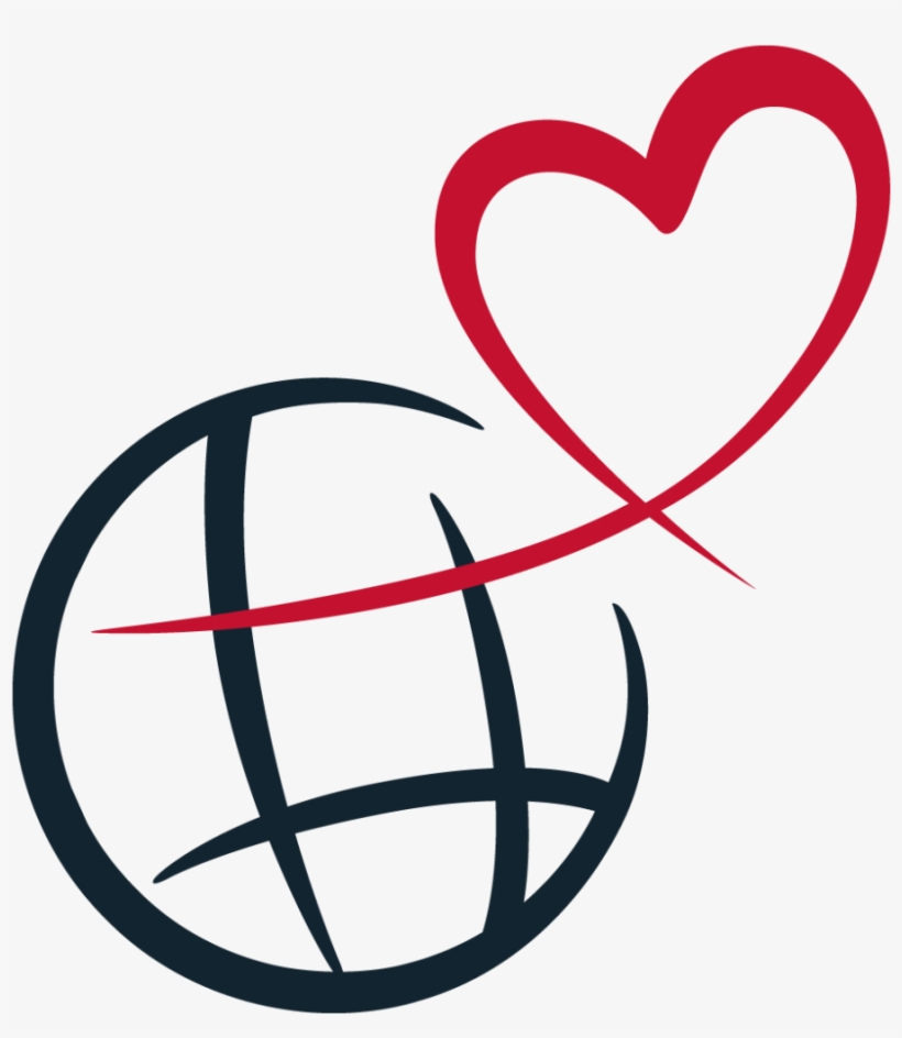 Globeheartlogo - Globe Heart Logo - Free Transparent PNG Download - PNGkey