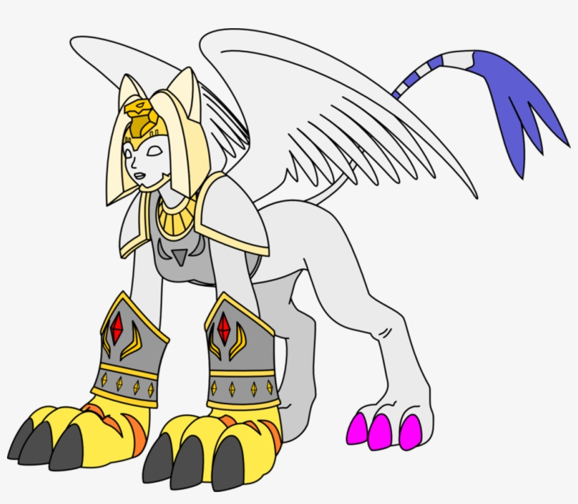 Digimon Sticker - Digimon Nefertimon - Free Transparent PNG Download ...