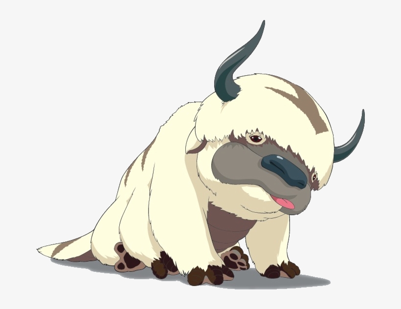 Appa Is Aang's Flying Bison Who Serves As The Group's - Momo Avatar ...