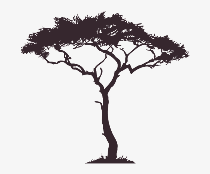 Thorn Bush Silhouette Clipart