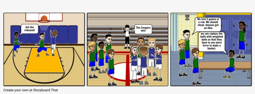 Basket-ball Mayhem - Cartoon - Free Transparent PNG Download - PNGkey