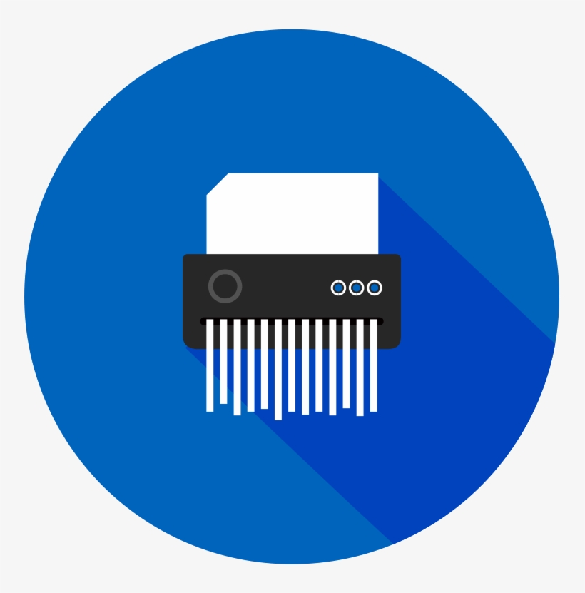 Confidential Document Shredding And Destruction - Shredded Paper Icon ...