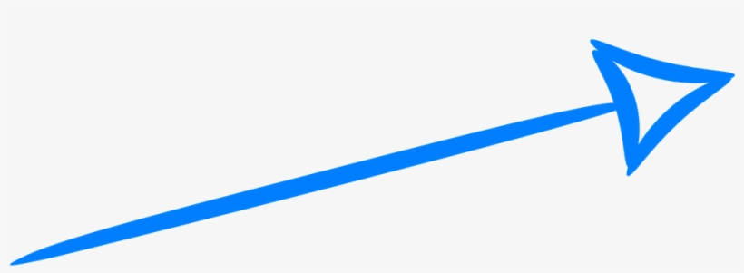 Arrow Right Blue Handdrawn Pointing Direct - Vector Graphics - Free ...