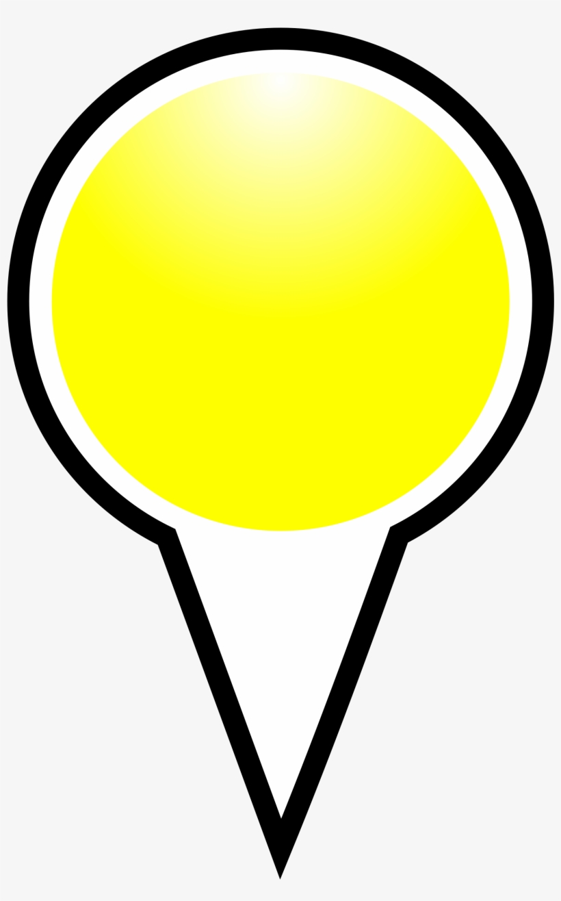 Big Image - Map Marker Yellow Png - Free Transparent PNG Download - PNGkey