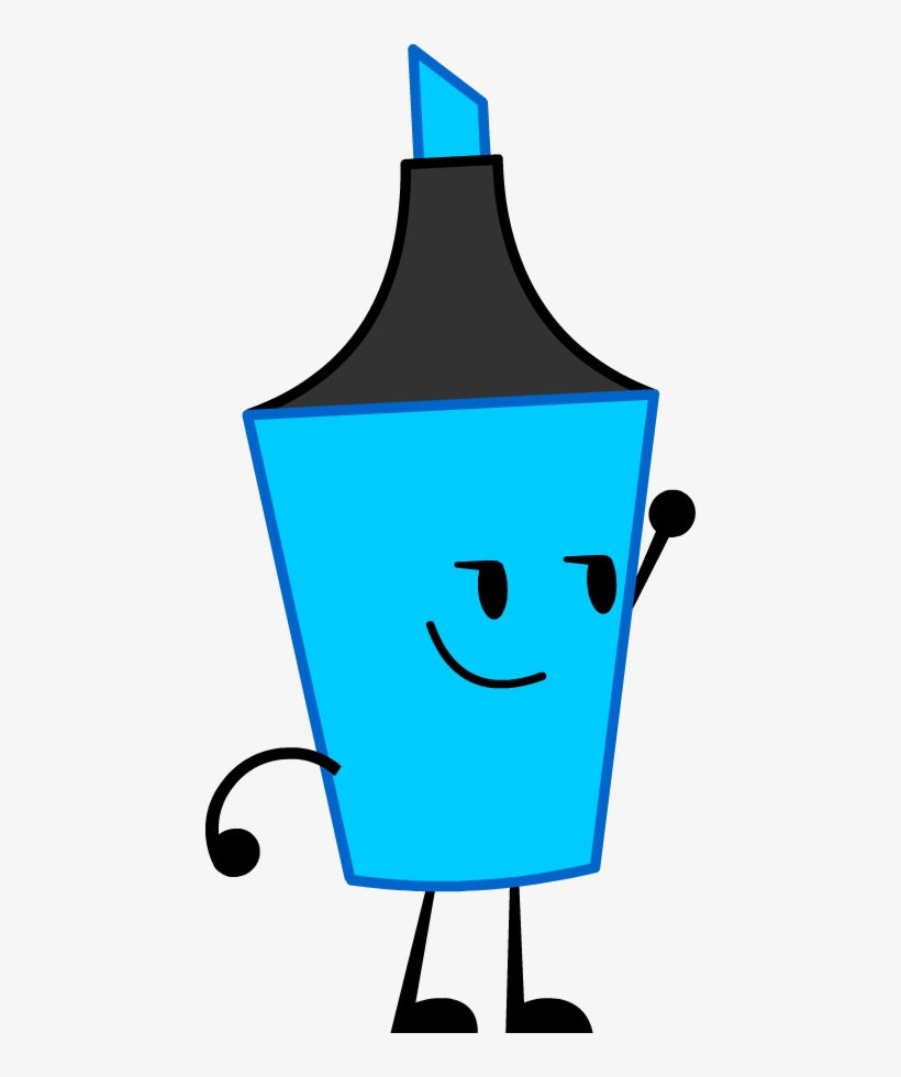 Higligter Pose - Blue Highlighter Clip Art - Free Transparent PNG ...