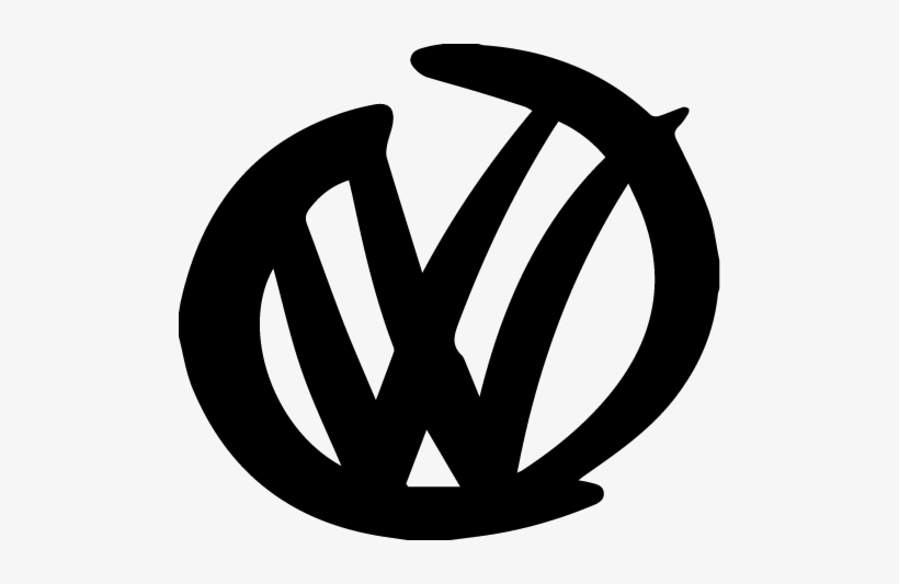 Vw Swoosh Vinyl Sticker - Logo Vw Euro Style - Free Transparent PNG ...