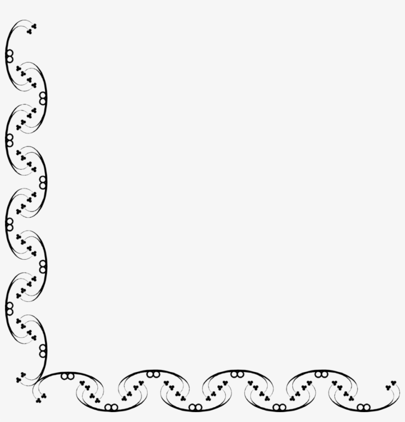 Corner Lower Left - Corner Design With Transparent Background - Free ...