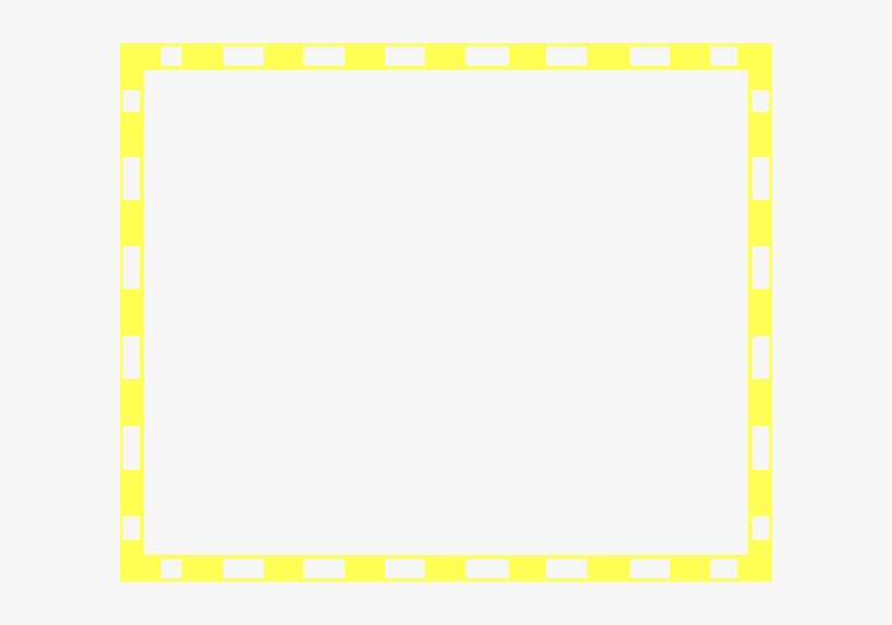 Yellow Rectangular Border Svg Clip Arts 600 X 495 Px - Free Transparent ...