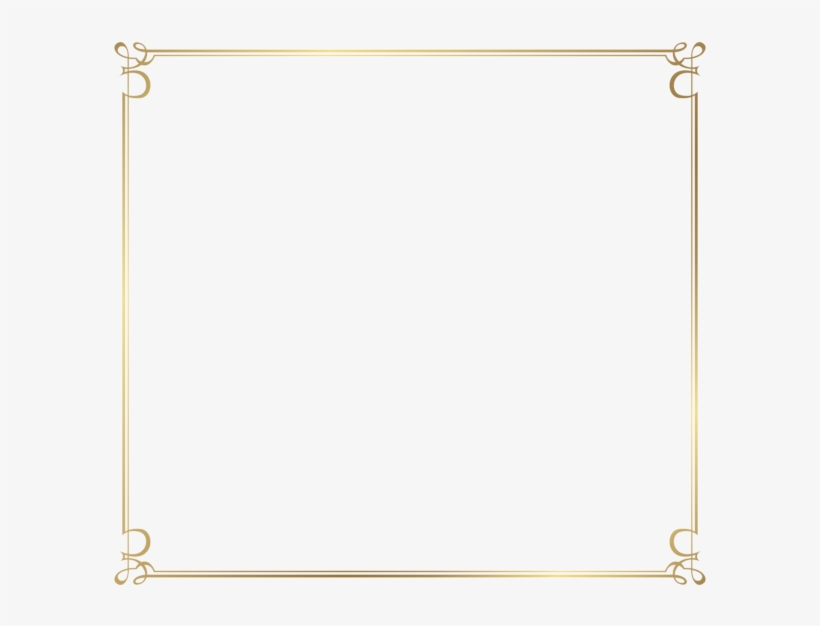 Decorative Border Transparent Background Png - Thin Red Line Border ...