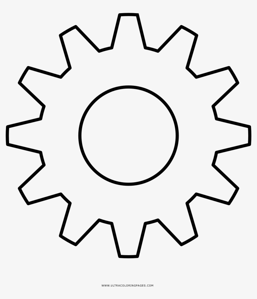 Cogwheel Coloring Page - Nfc Iet Logo Png - Free Transparent PNG ...